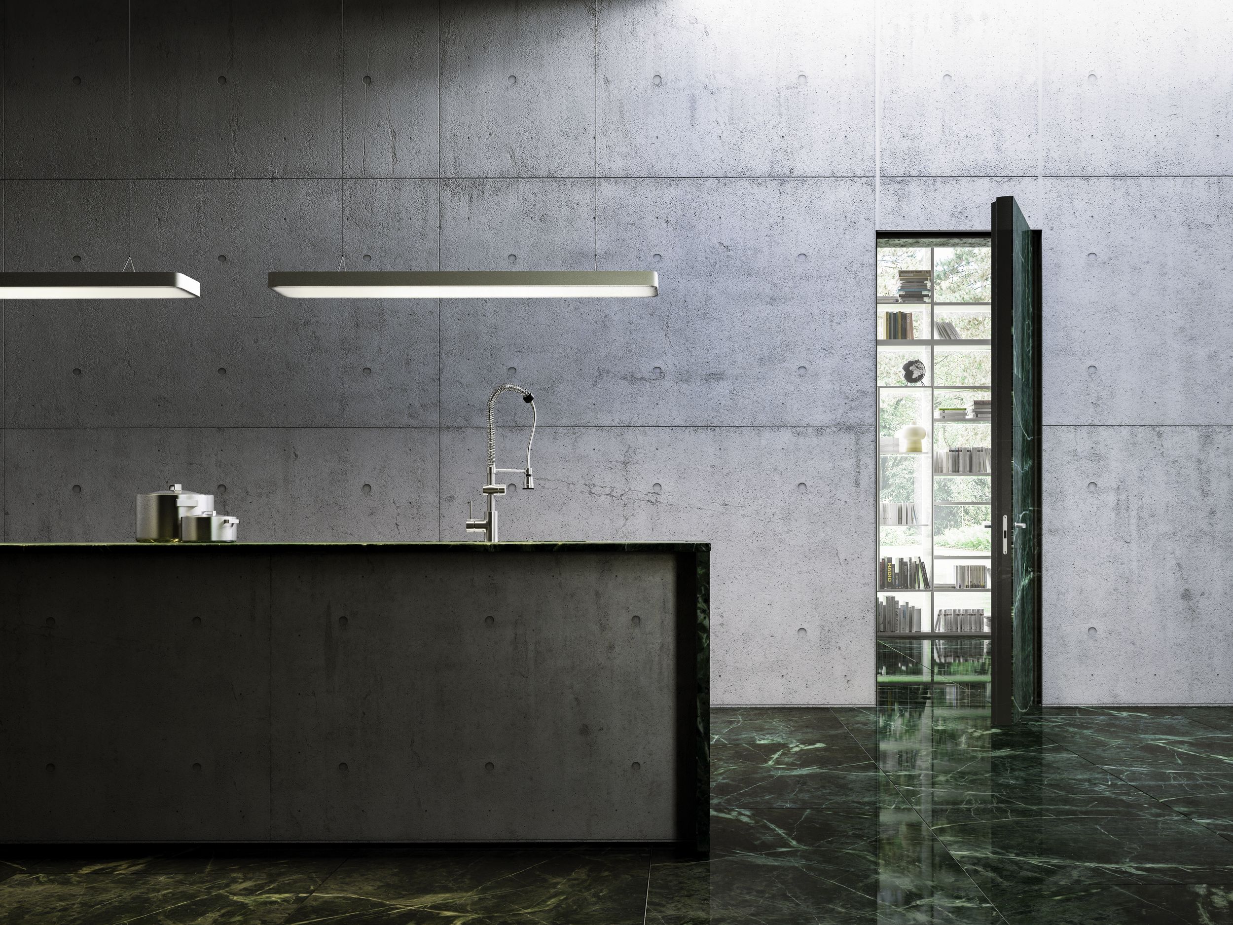 Portes invisibles avec décors - Passage Porte