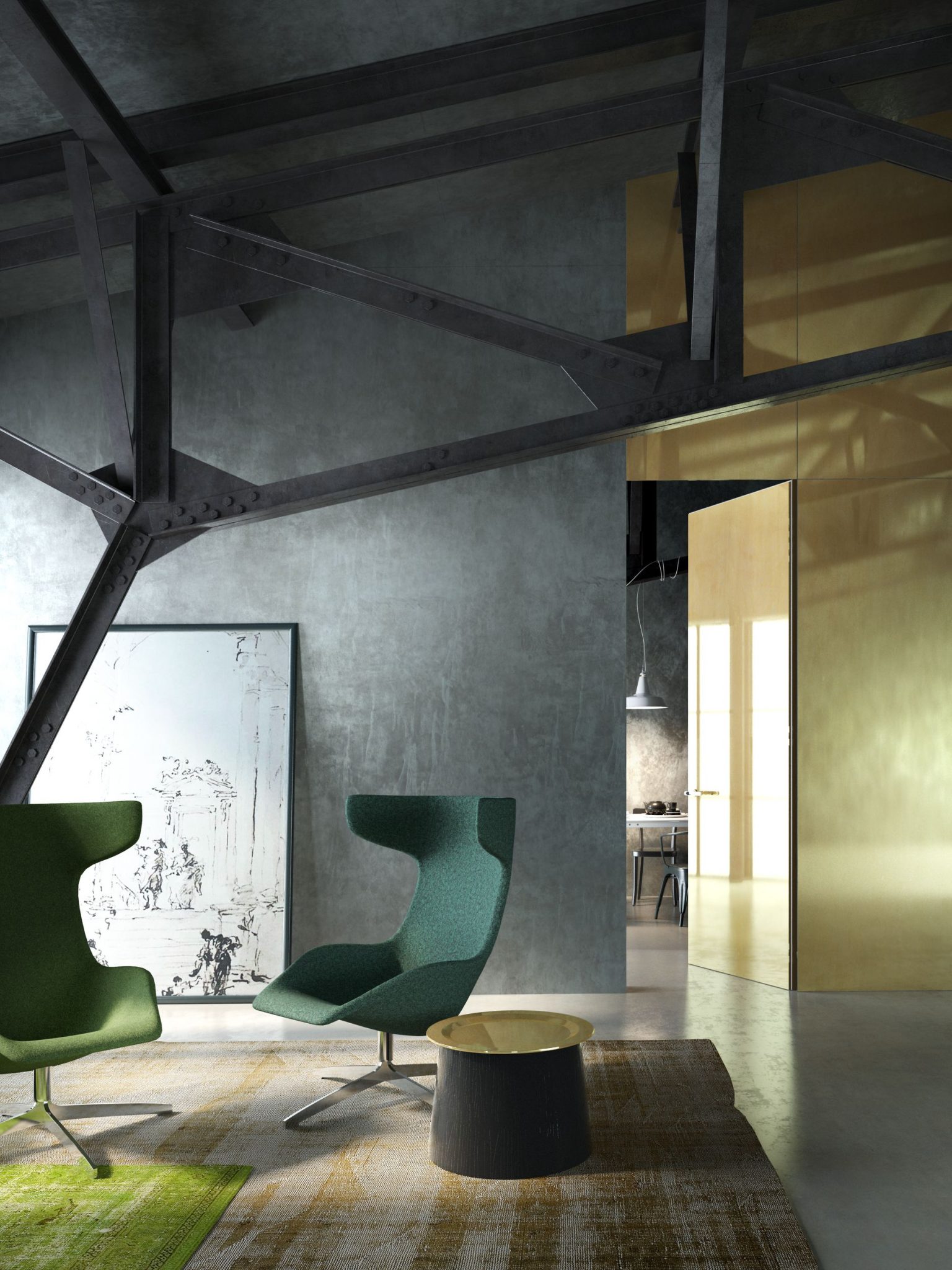 Portes invisibles avec décors - Passage Porte